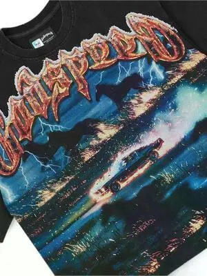 GODSPEED Horsepower Graphic-print T-shirt - Black