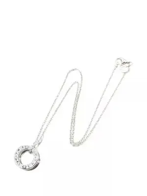 BVLGARI 18k White Gold B.zero1 Necklace - Silver