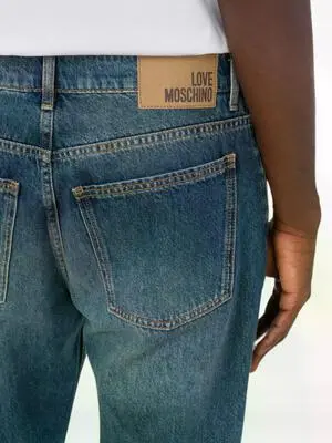 Moschino Faded Straight-leg Jeans