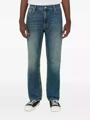 Moschino Faded Straight-leg Jeans