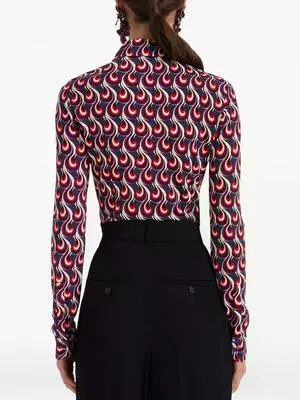 La DoubleJ Fitted Printed Shirt