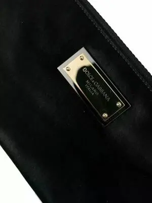 Dolce & Gabbana Logo Plaque Keyring Pouch