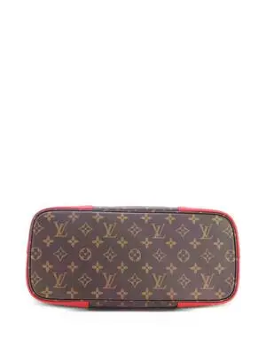 LOUIS VUITTON Monogram Canvas And Leather Flandrin Tote Bag - Red