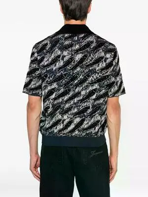 Jacquemus Fish-print Polo Shirt
