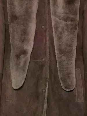 MANZONI 24 Shearling Collar Coat