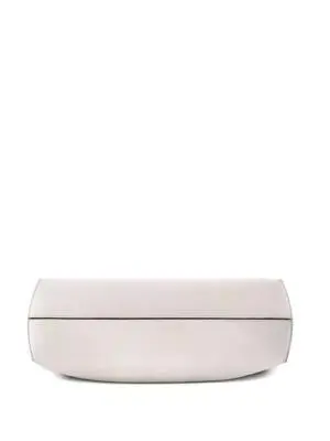 Fendi First Bag Leather Medium Clutch Bag - Grey