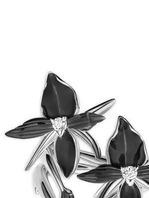 SHAUN LEANE Black Orchid Diamond Ring