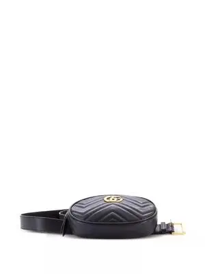 Gucci Gg Marmont Matelassé Leather Belt Bag
