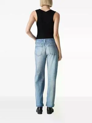 Vera Wang Tessa Ribbed-knit Cotton Tank Top