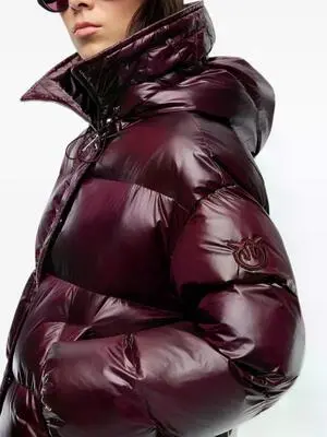 Pinko Quilted Hooded Puffer Jacket