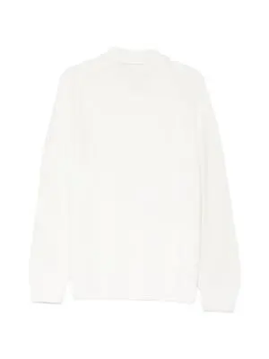 C.P. COMPANY Ribbed Knit Polo Shirt