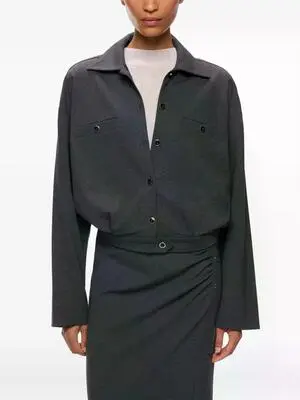 Pinko Pleated Detail Button Jacket