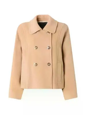 PINKO PINKO Double-Breasted Cropped Coat