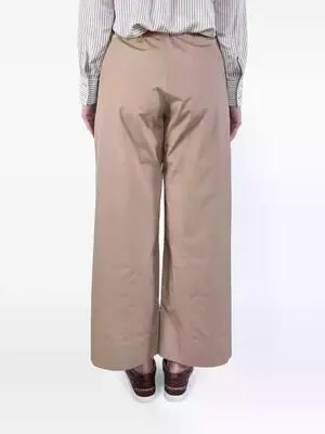 Max Mara Drawstring Straight-leg Trousers - Neutrals