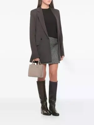MC2 SAINT BARTH Mini Vanity Embossed Tote Bag - Neutrals