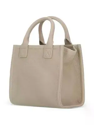 MC2 SAINT BARTH Mini Vanity Embossed Tote Bag - Neutrals