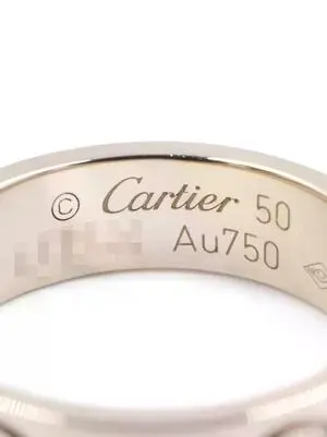 Cartier 18k White Gold Love Ring