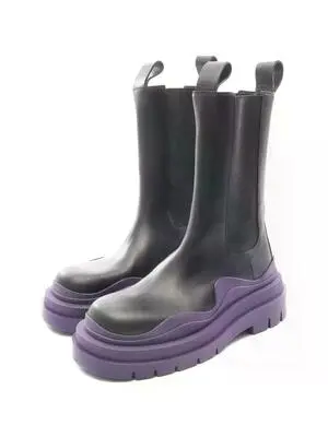 Bottega Veneta Tire Chelsea Boots - Black