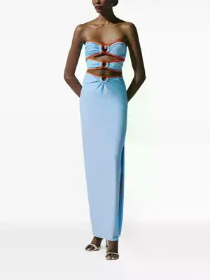 BAOBAB Zur Ring-detail Maxi Pareo - Blue