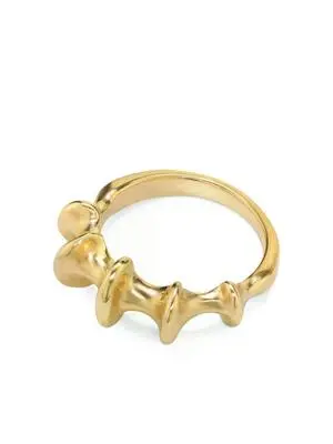 Vram 18k Yellow Sculptural Ring