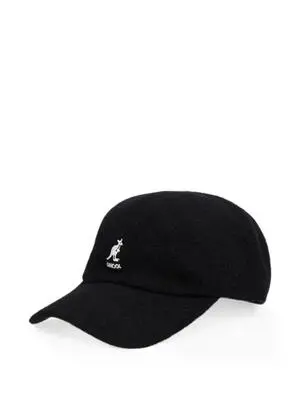 KANGOL Logo Patch Baseball Cap - Black