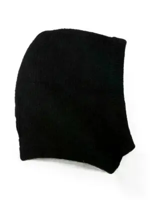 Rick Owens Ribbed-knit Balaclava - Black