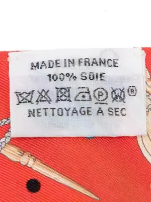 Hermès 2000-2026 Les Cles A Pois Silk Twilly Scarf Scarves - Multicolour