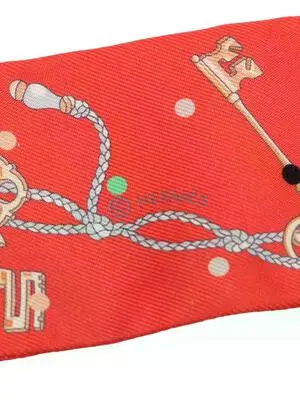 Hermès 2000-2026 Les Cles A Pois Silk Twilly Scarf Scarves - Multicolour