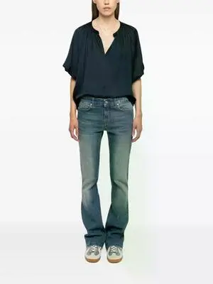 Zadig&Voltaire Teko Satin Blouse - Blue
