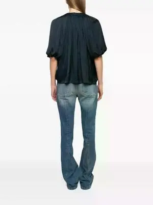Zadig&Voltaire Teko Satin Blouse - Blue