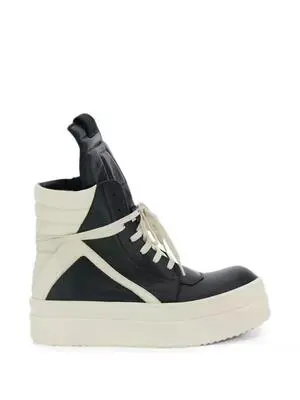 Rick Owens Jumbolace Geobasket High-top Sneakers - Black