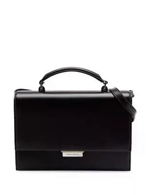 Saint Laurent Leather Top Handle Bag Satchel - Brown