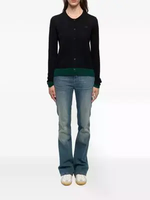 Zadig&Voltaire Missya Logo-embroidered Cashmere Cardigan