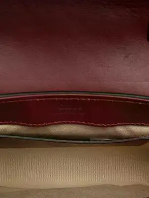Chloé 2019 Mini Croc Embossed Calfskin C Satchel - Red