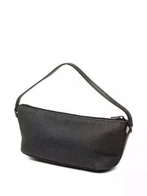 Gucci Denim Boat Shoulder Bag - Black