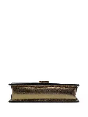 Saint Laurent Metallic Leather Monogram Sulpice Crossbody Bag