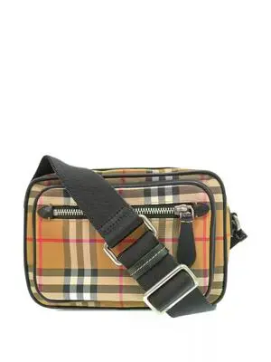 Burberry House Check Nylon Crossbody Bag - Neutrals
