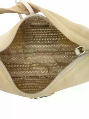 Prada Mini Tessuto Re-edition 2000 Shoulder Bag - Neutrals