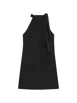 COURREGES Logo Detail Mini Dress - Black