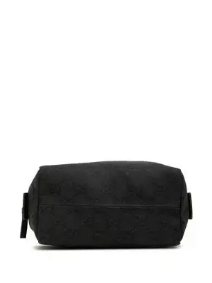 Gucci Gg Canvas Cosmetic Pouch - Black