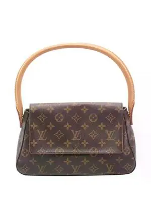 LOUIS VUITTON Monogram Mini Looping Shoulder Bag - Brown