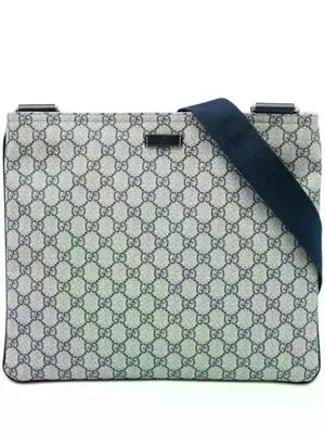 Gucci Gg Supreme Monogram Crossbody Bag - Neutrals