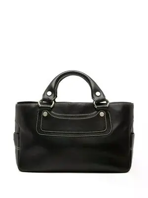 Celine Leather Boogie Handbag - Black
