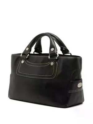 Celine Leather Boogie Handbag - Black