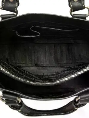 Celine Leather Boogie Handbag - Black