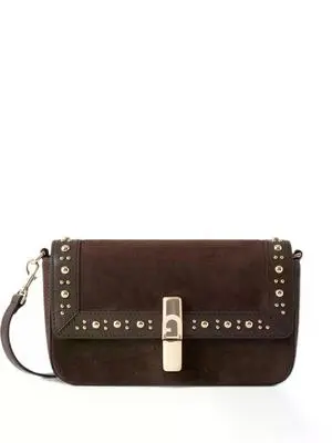 Furla Stud-embellished Leather Crossbody Bag