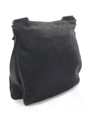 Prada Saffiano Leather Trim Shoulder Bag