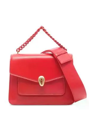 BVLGARI Serpenti Forever Chain Mini Handbag - Red