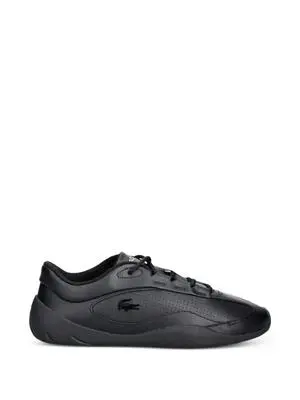 Lacoste Perforated Detail Lace-up Sneakers - Black