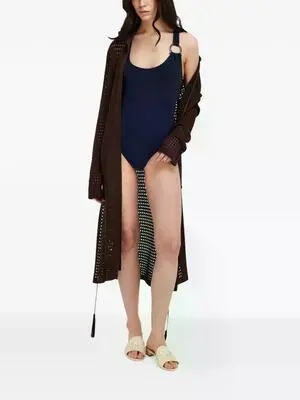 FERRAGAMO Gancini One-piece Swimsuit - Blue